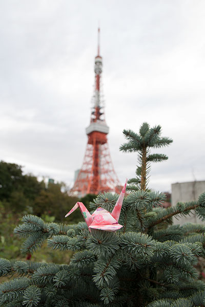 Paper Crane and Tokyo Tower | Origami Land